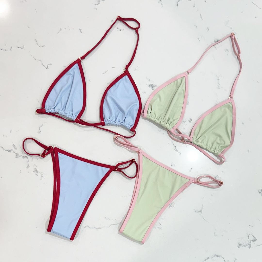 NALA TOP / PASTEL BLUE & CHERRY – Everieswim